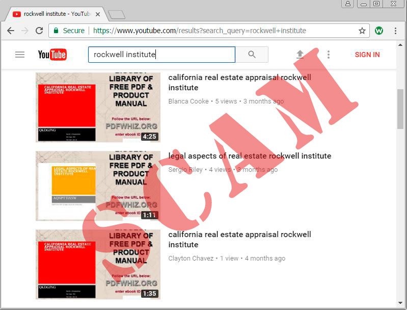 Beware of "Free Textbook" scam! | Rockwell Institute Blog